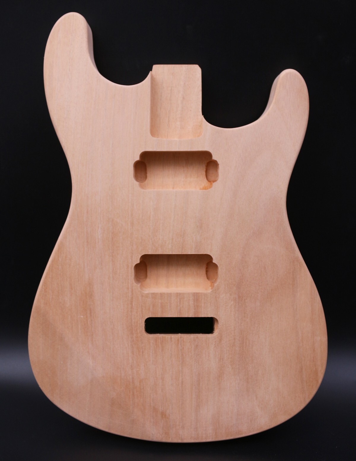 S-Style Mahogany Wood Guitar Body HH Style Bolt On Guitar Replacement ...