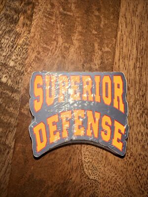 Superior Defense Slap Sticker 3"x2.5" Summer 17 SupDef | eBay