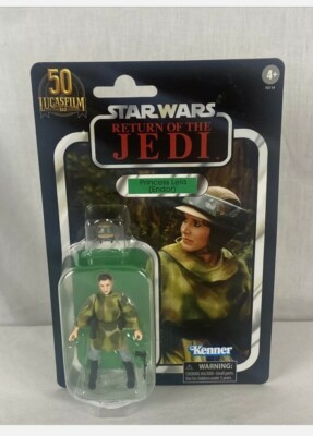 Star Wars Anniversary Collection ROTJ Princess Leia Endor Action Figure ...