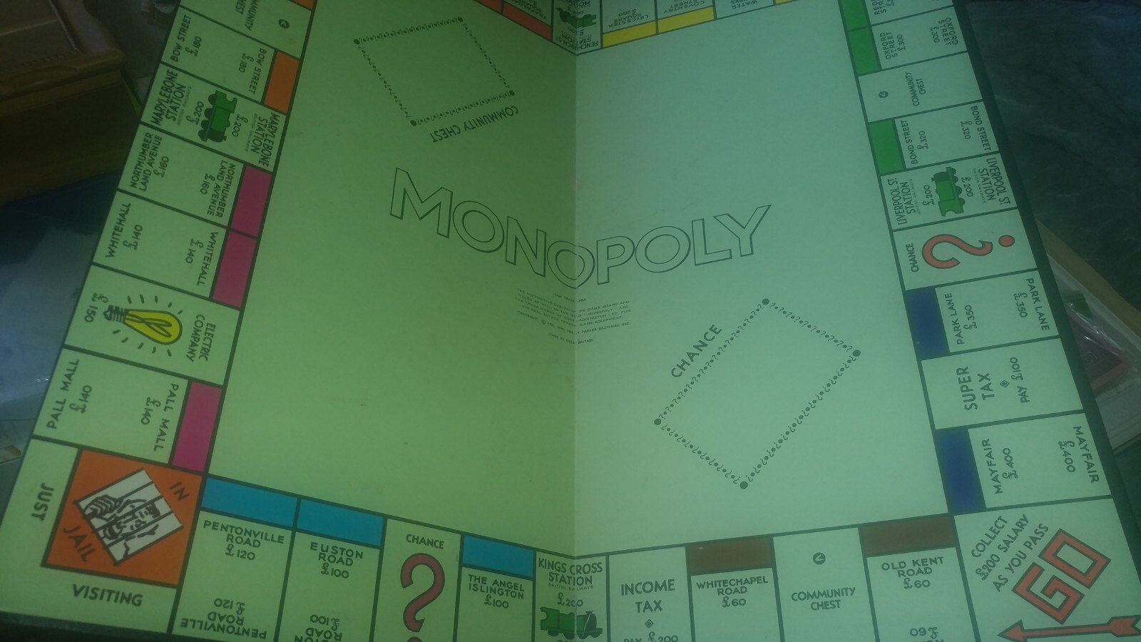 Rare 1961 British MONOPOLY Game John Waddington, London and Leeds ...