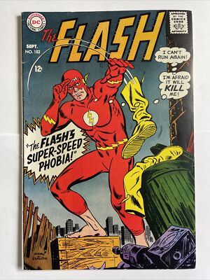 Flash 182 F+ 1968 DC Comics Super Speed Phobia | eBay