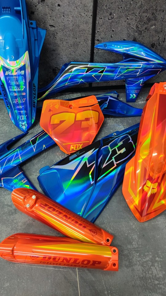 Plastics + Graphics KTM 2019 2020 2021 2022 SX SX-F XC XC-F Holographic ...