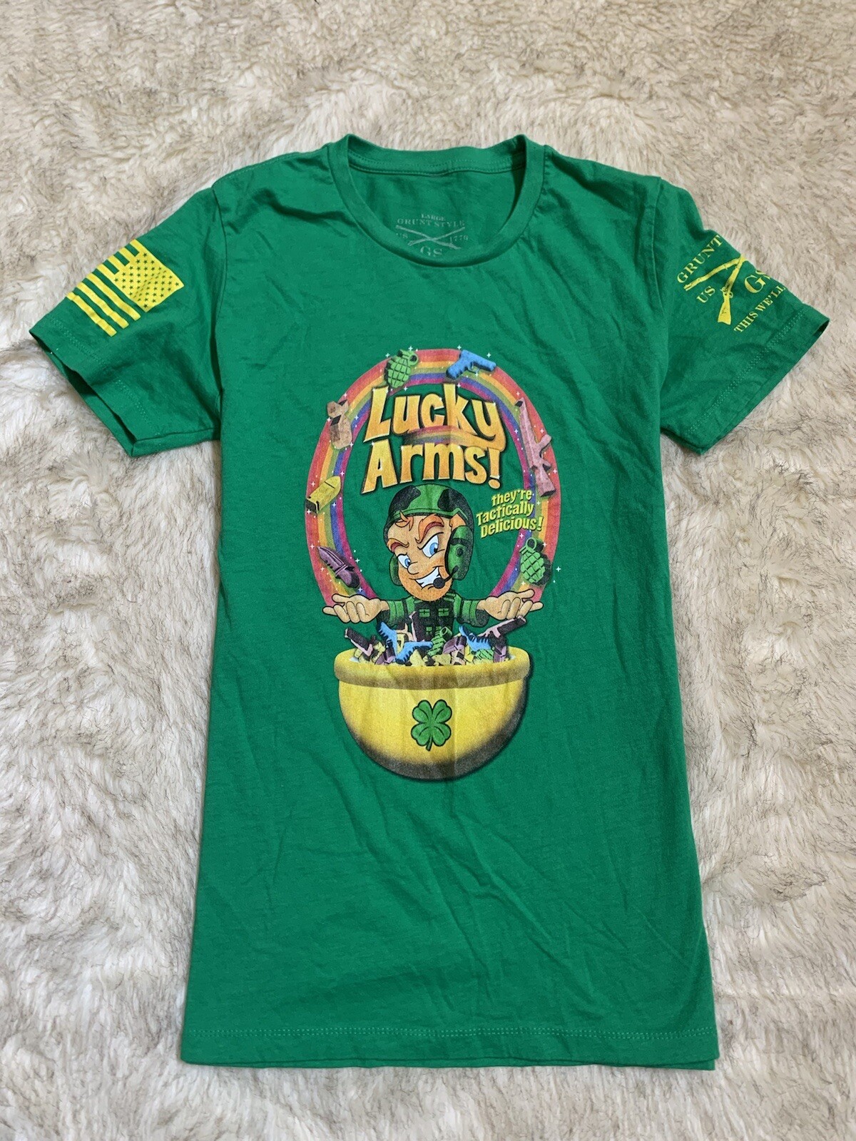 Women’s Grunt Style X Lucky Arms Gun Rights 2nd Amend… - Gem