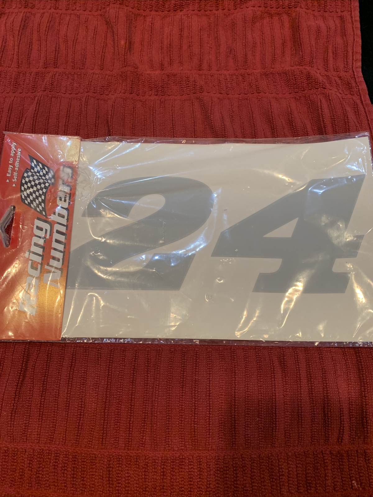 #24 RACING NUMBER DECAL 3 1/2"x 8" NASCAR - NEW IN PACKAGE - NASCAR | eBay