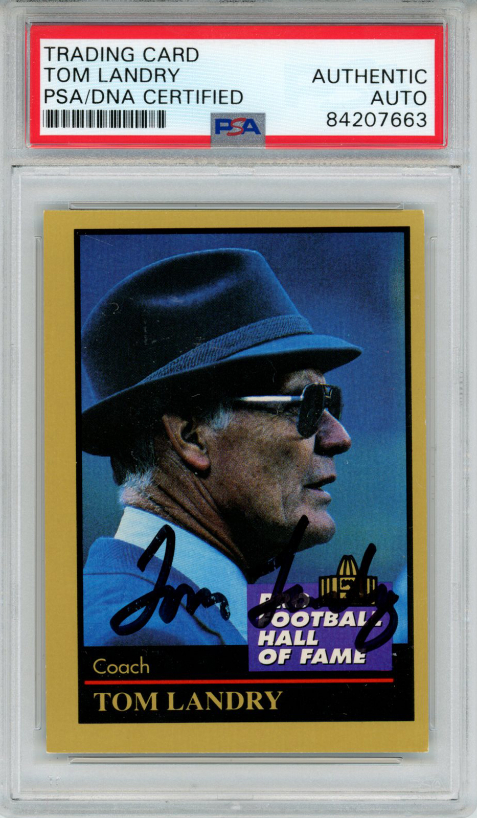 Tom Landry Autographed Memorabilia | Signed Photo, Jersey, Collectibles ...