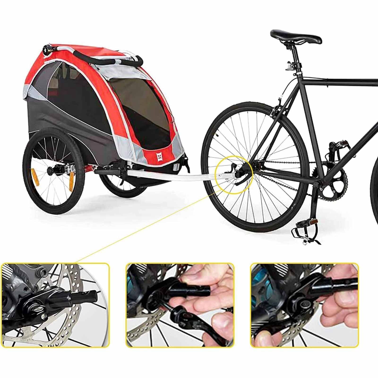 Bike Trailer Hitch Connector Coupler Bicycle Adapter For Child&Pet ...