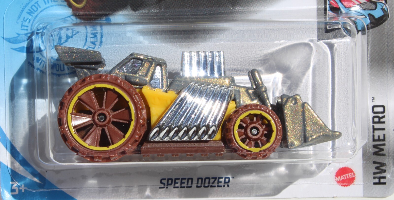 Hot Wheels Metro Grey Speed Dozer Bulldozer 3/10 FNQHotwheels F1422 ...