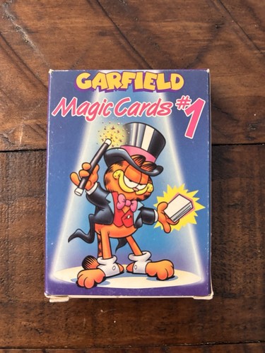 Vintage Garfield Complete Deck Of Magic Trick Cards Set # 1 | eBay ...