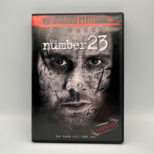 The Number 23 DVD Unrated New Line Infinifilm 2008 OOP Jim Carrey Fast ...