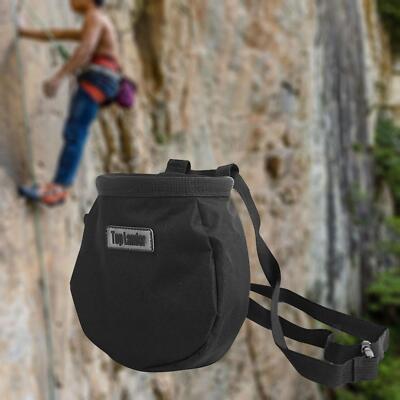 Rock Climbing Chalk Bag Drawstring Pouch for Gymnastics Deadlifting ...