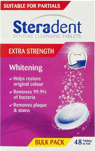 Den|ture Cleansing Tablets Arctic Tablets (Pack of 48) | eBay Australia