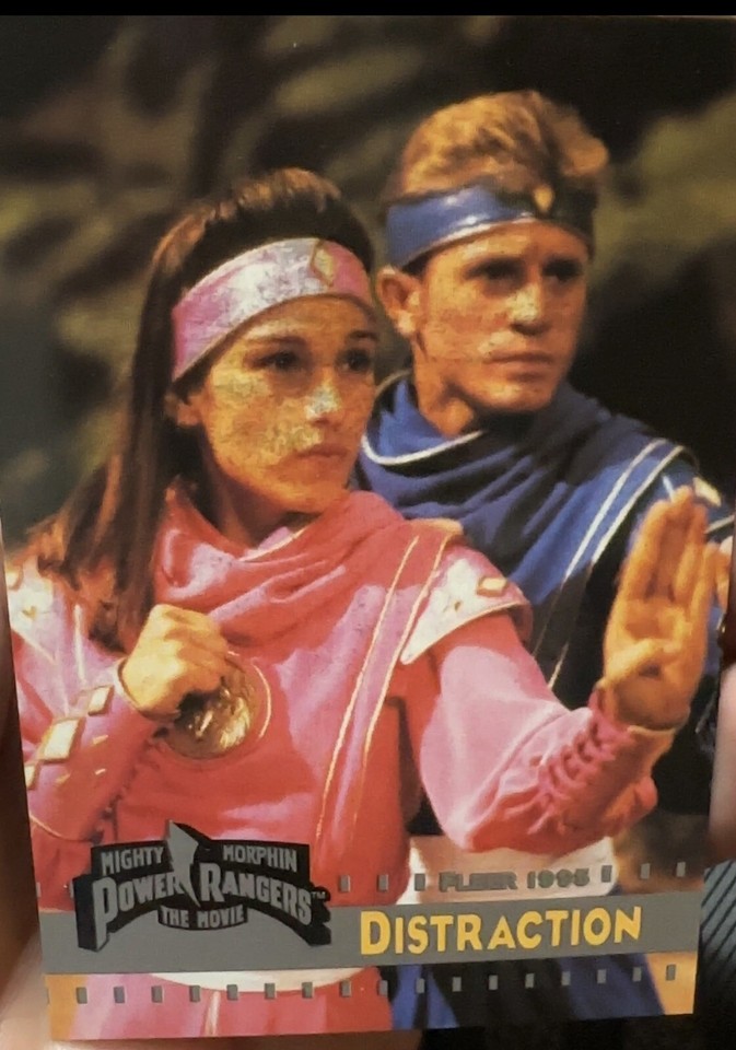 MISPRINT 1995 Fleer Mighty Morphin Power Ranger The Movie - Distraction ...