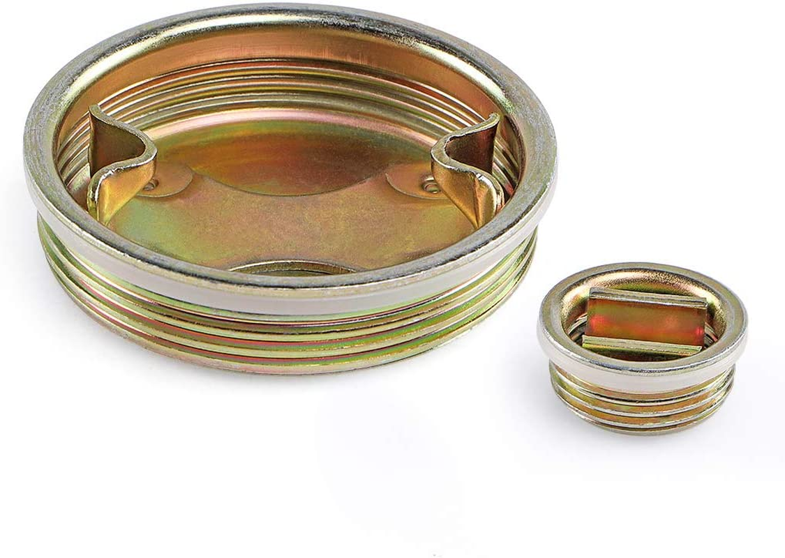 8 Pcs Drum Bung Plug, 2″ and 3/4″ Steel Bung Cap for 55 Gallon Barrels ...