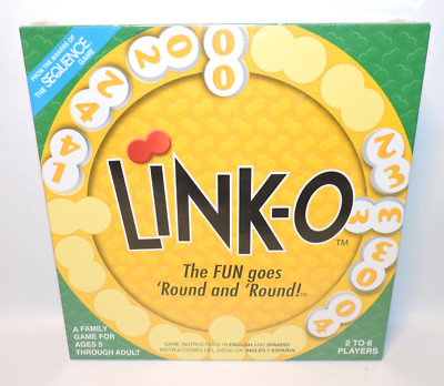 Link-O Board Game Jax 2007 Numbers Tiles Family Sequence Linko NEW ...