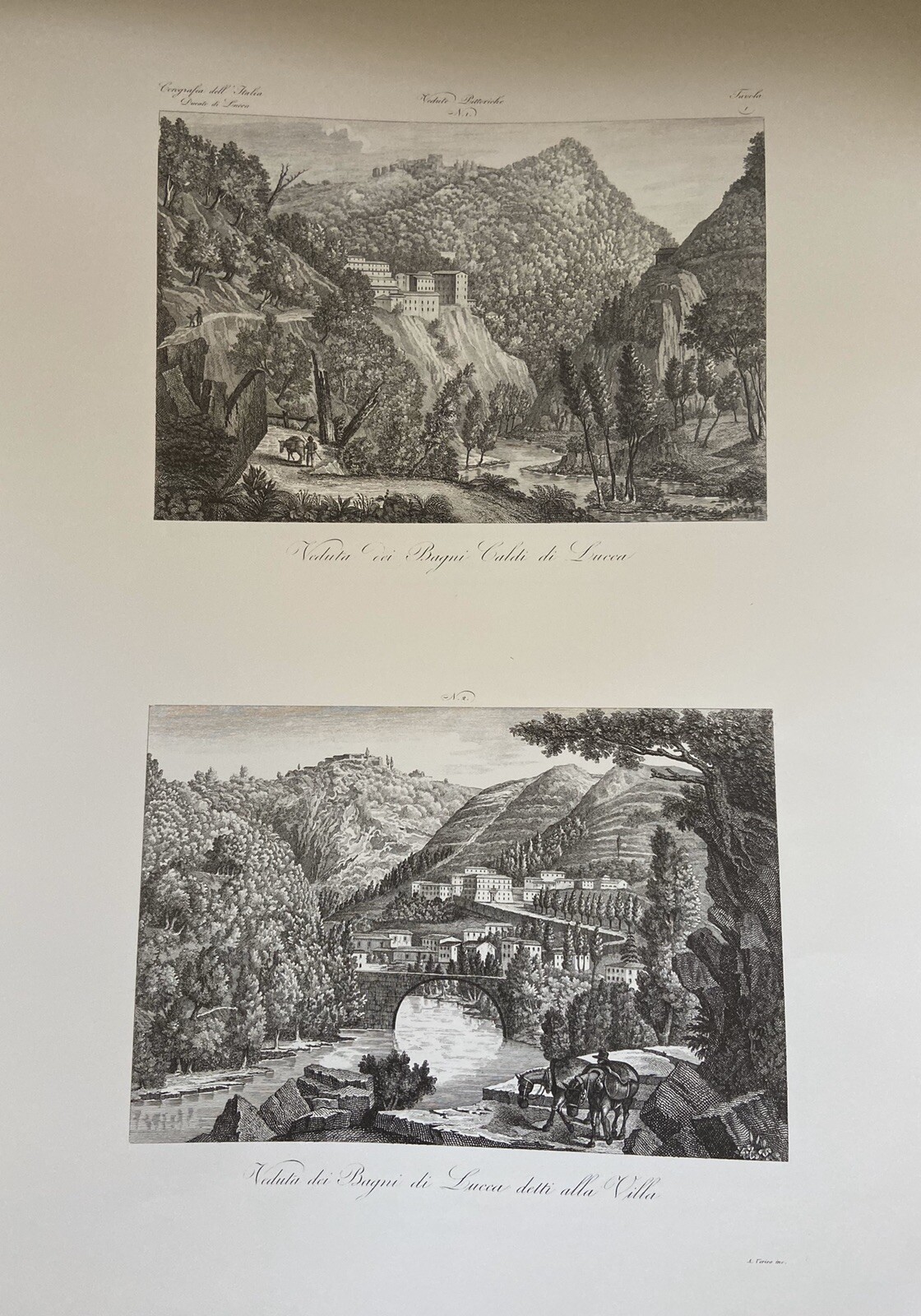 ITALY Monuments - 1832 Antique Print Engraving Official Reproduction ...