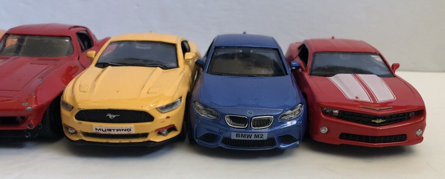 Uni Fortune Kinsmart JADA RMZ City Diecast Pullback Cars Lot Of 6 BMW ...