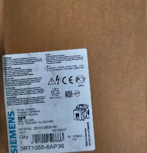NEW SIEMENS 3RT1055-6AP36 Contactor | eBay