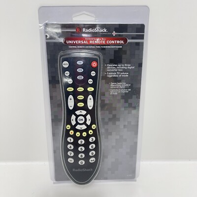 RADIO SHACK 3 Device Universal Remote Control New With Instructions | eBay
