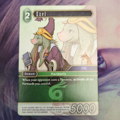 Final Fantasy TCG Opus IV Ezel 4-053R | eBay