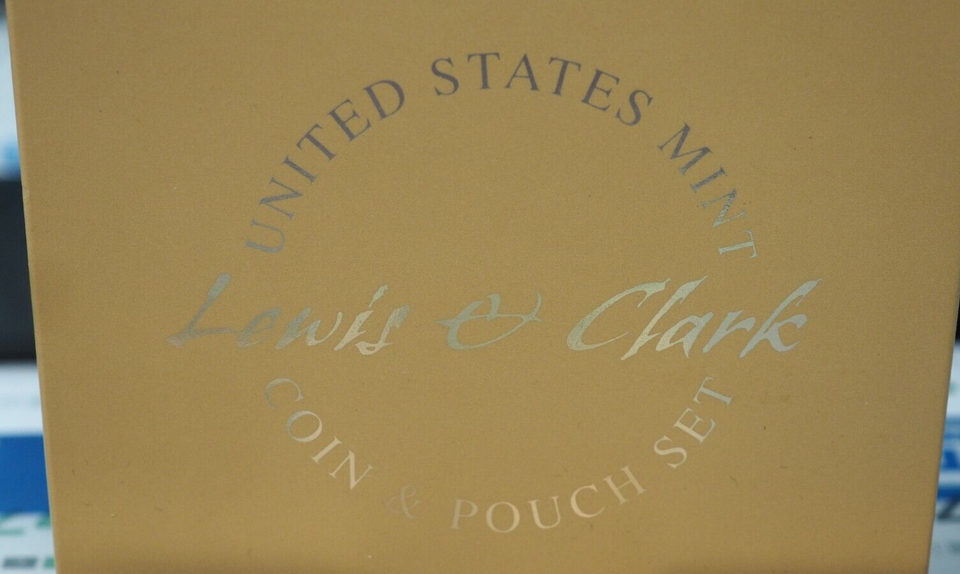 2004-P Lewis & Clark Silver Dollar US Coin & Pouch Set COA - FREE ...