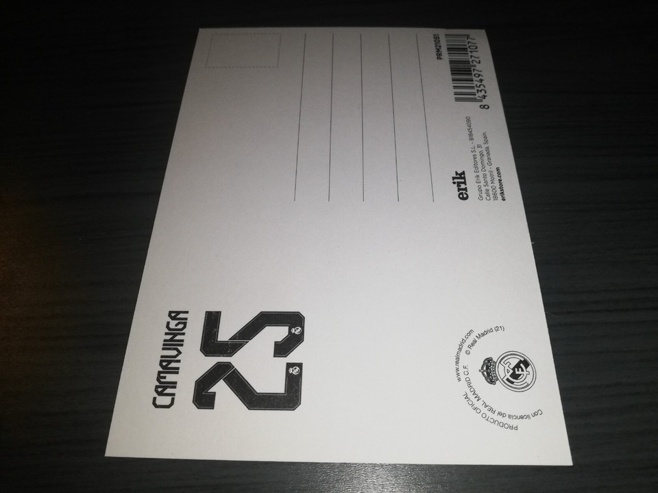 Eduardo Camavinga unsigned Real Madrid autograph card | eBay