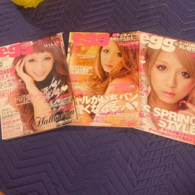 egg Japanese Tokyo Shibuya gal girl fashion magazine set of 3 2013 ...
