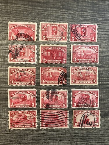 U. S. Parcel Post Lot Of 15 Stamps - Nice !! | eBay