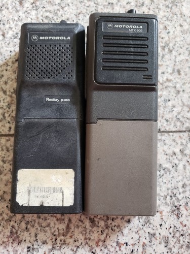 Lot 2 Motorola MTX-900 and Radius P200 Two Way Radio Untested for parts ...