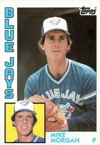 1984 Topps # 423 Mike Morgan Pitcher Toronto Blue Jays FREE shipping | eBay