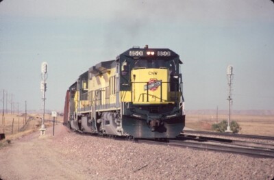CNW 8501 C40-8 OGEX EAST BILL WY (NORTH WESTERN) ORIGINAL SLIDE 10-01-90 T14-8 | eBay