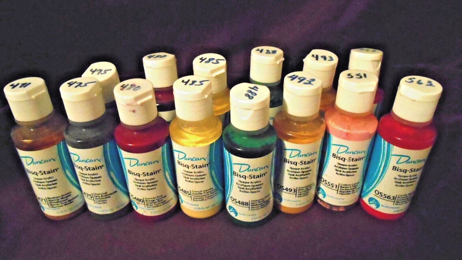 New Duncan Ceramic Opaque Acrylic Paint 2oz Bottle OS NO Fire You U ...