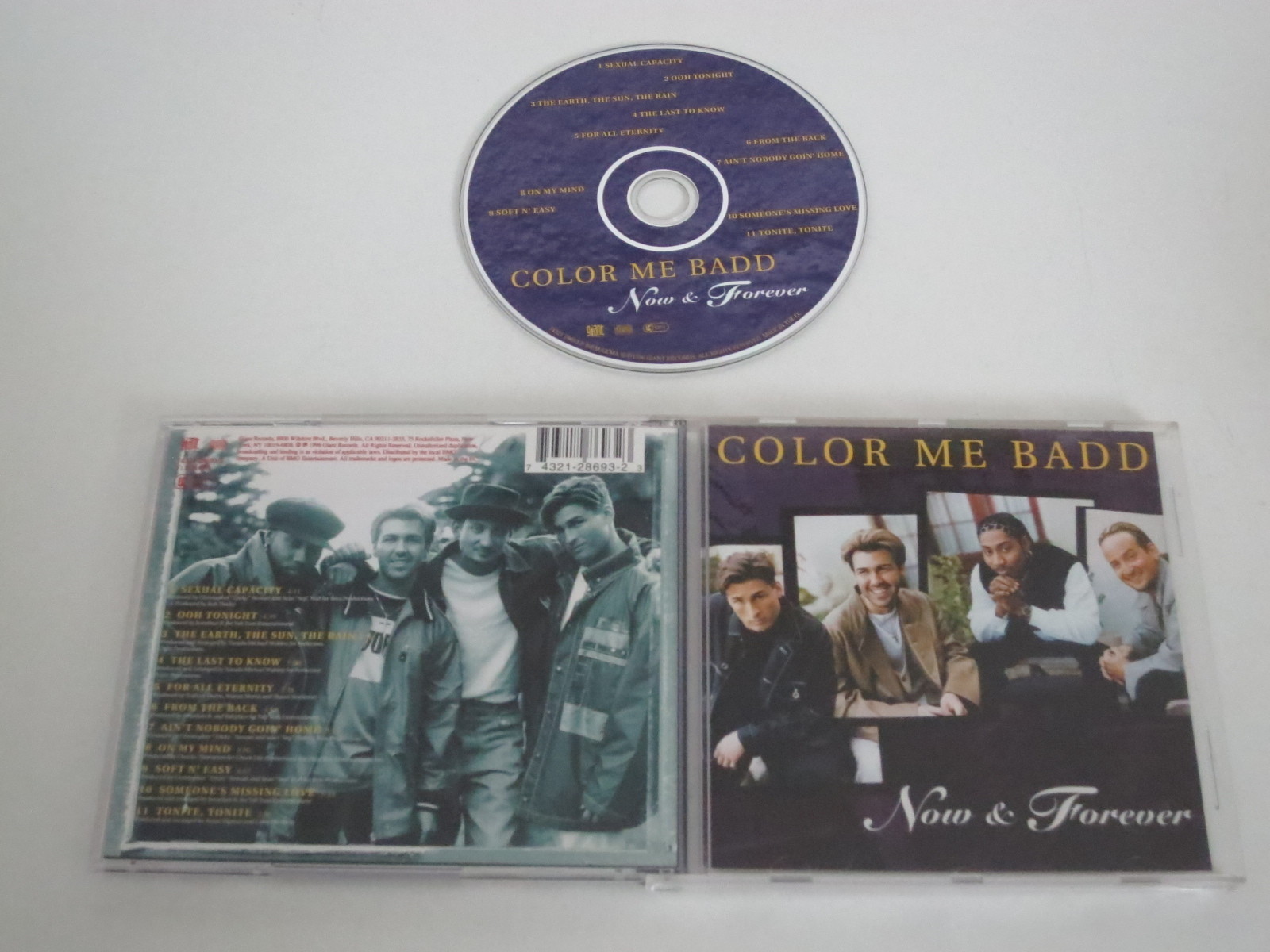 COLOR ME BADD/NOW & FOREVER(GIANT 74321 28693 2) CD ALBUM | eBay