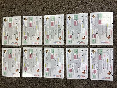 10 Lot New & Improved SuperCool Slide Rule Duct Calculator Flex Metal ...