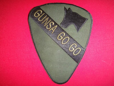 Vietnam War Subdued Patch US 1st Cavalry Division GUNS A-GO-GO ...