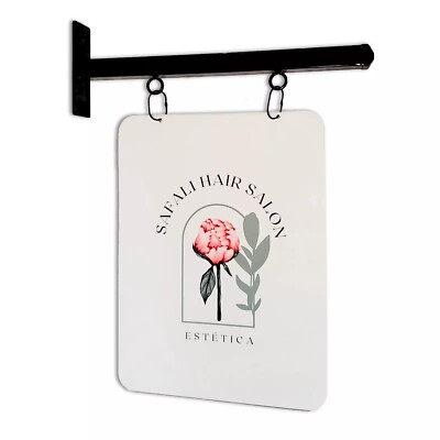 Metal Sign Hanger Bracket 24" Display Holder for Home, Yard, Address or ...