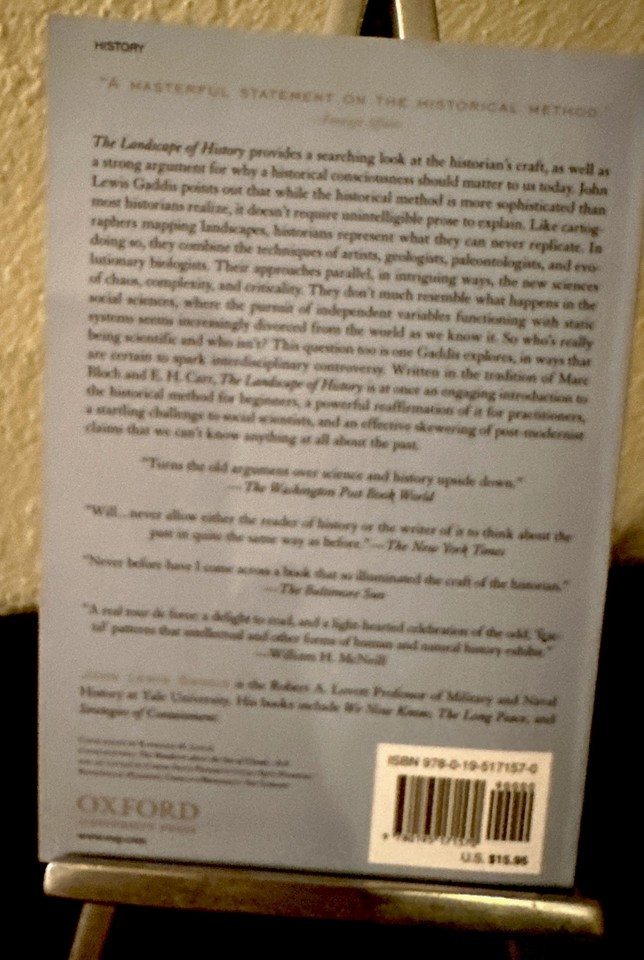 The Landscape of History: How Historians Map the Past Paperback ...