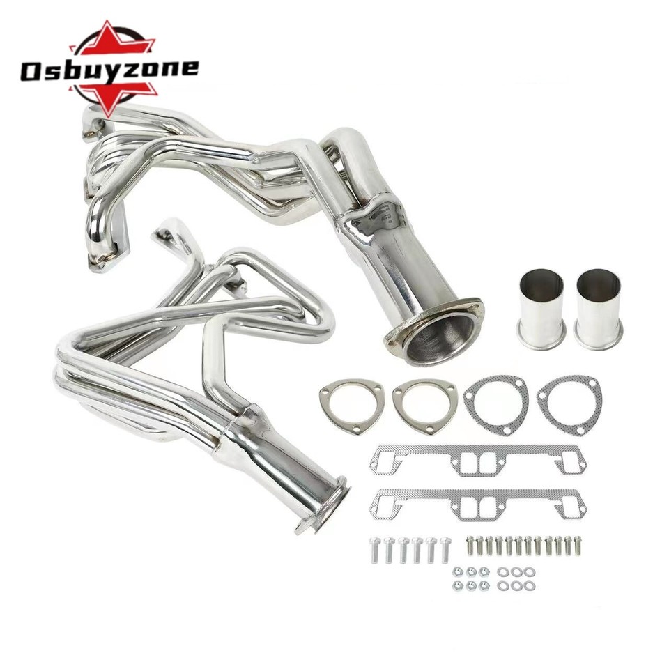 for 1972-1991 Dodge 5.2L 5.9L V8 Pair Stainless Steel Tube Long Exhaust Headers | eBay