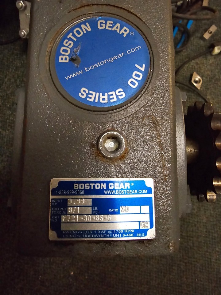 Boston Gear Motor and 700 Series Gear Reducer | eBay