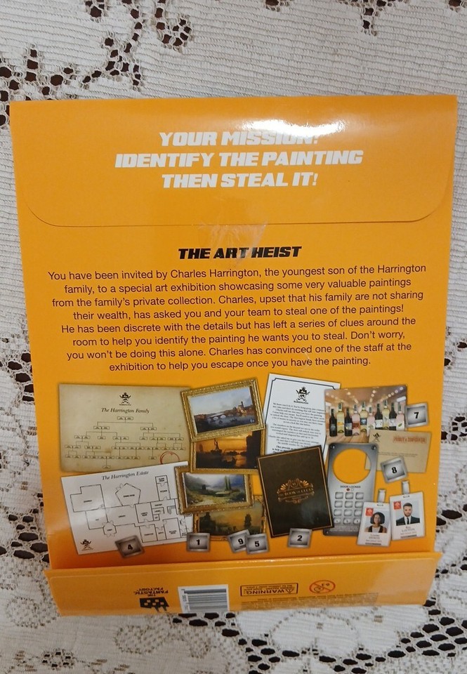 Trapped Escape Room Game Pack - The Art Heist 850015774133| eBay