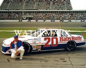GEOFF BODINE #20 Baby Ruth NASCAR Glossy 8 x 10 Photo Poster | eBay