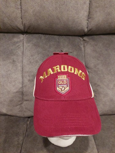Queensland Maroons State Of Origin XXXX Beer Cap Hat - NRL Rugby League ...