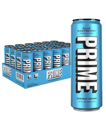 Prime Energy Drink Blue Raspberry 24 Pack BB: 09/26/25 | eBay