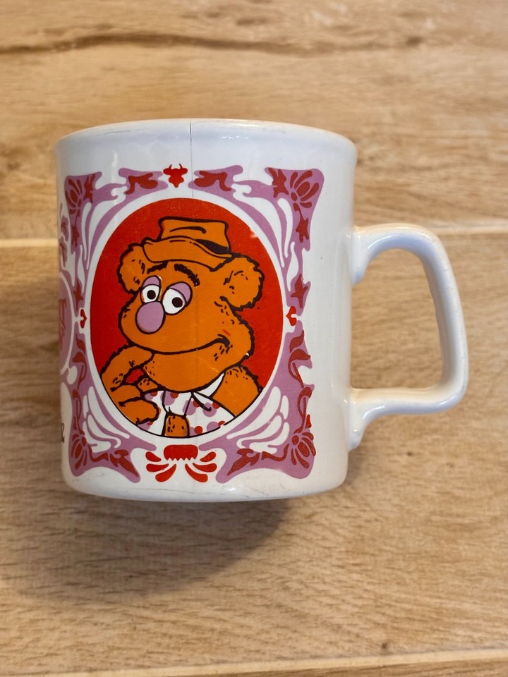Vintage 1978 KilnCraft Fozzie Bear Mug - The Muppet Show - Collector | eBay