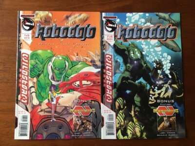 ROBO DOJO COMIC LOT # 1 & 2 WILDSTORM COMICS 2002 | eBay