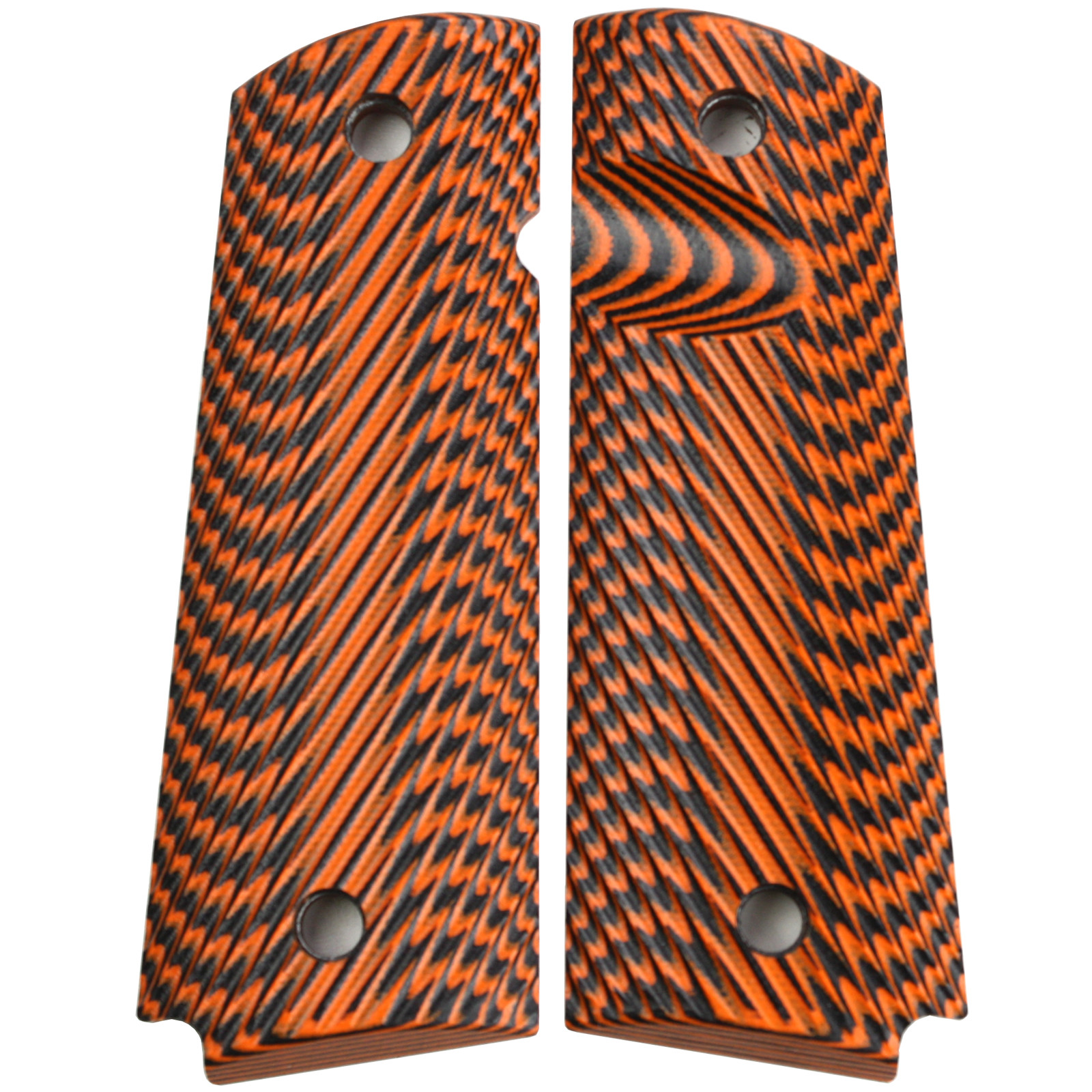 1911 Cross Hatch Grips G10 Full Size or Compact or Springfield EMP or ...