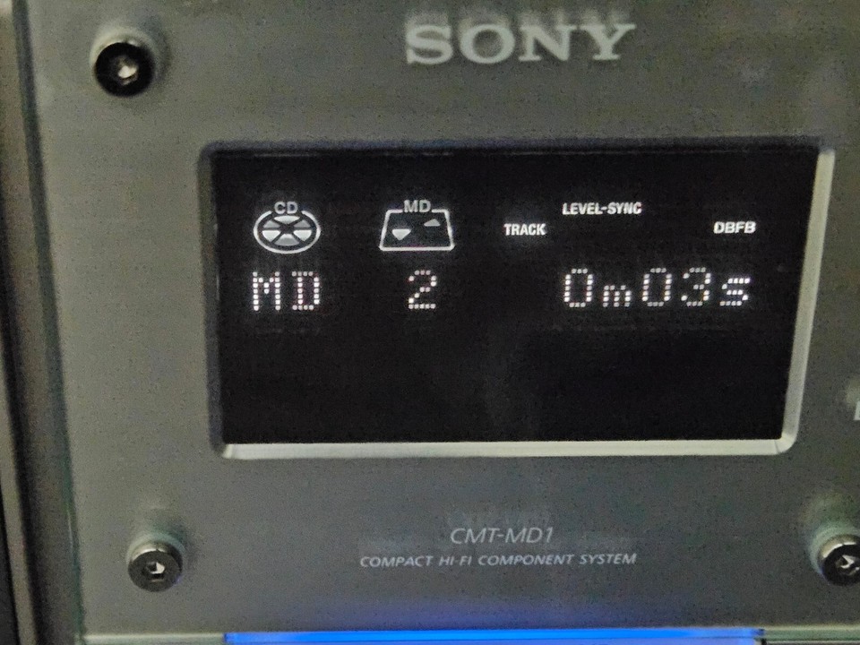 SONY CMT-MD1 Mini Disk Stereo System - VIDEO DEMO! 🎥📺 | eBay