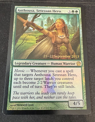 Anthousa, Setessan Hero prerelease promo *FOIL* Theros Magic the ...