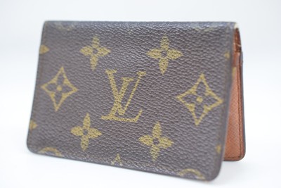 Auth Louis Vuitton Pochette Cult Visit Card Case Monogram Canvas M56362 ...