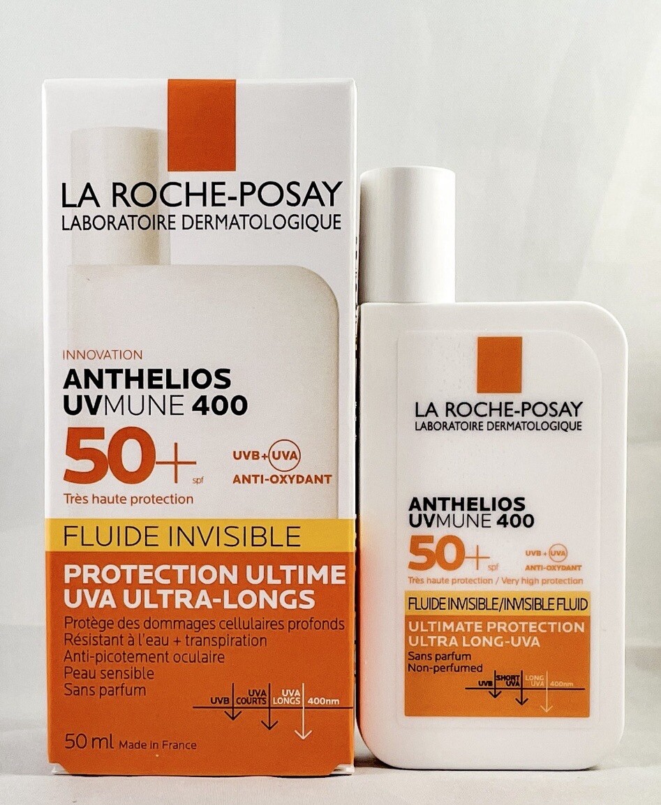 La Roche-Posay ANTHELIOS UVmune 400 Invisible Non-Perfumed Fluid SPF50 ...