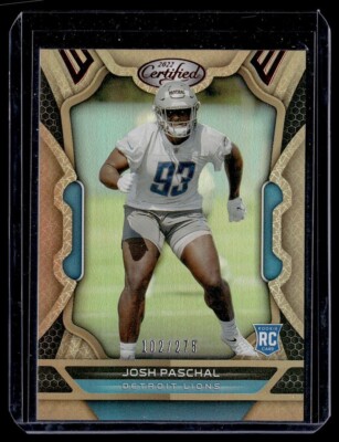 2022 CERTIFIED BRONZE ROOKIE /275 JOSH PASCHAL LIONS | eBay